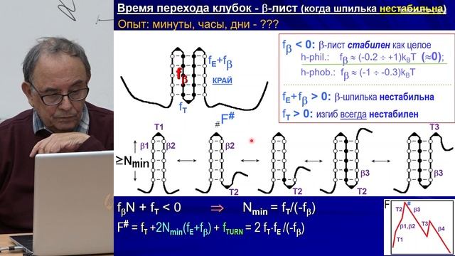 Финкельштейн А.В. - Физика белка - 8. Переходы во вторичных структурах. Строение фибриллярных белков