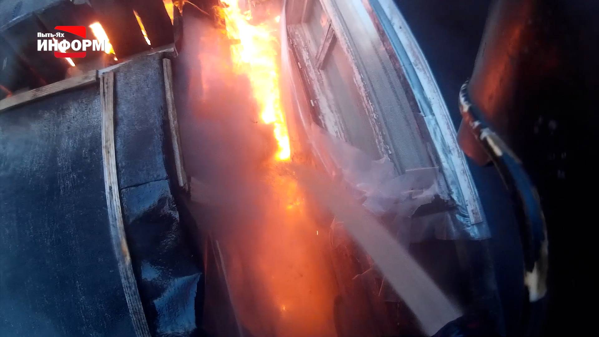 Обстановка с пожарами в Пыть-Яхе