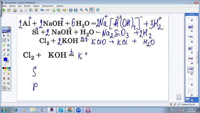 Соединения щелочных металлов. Подготовка к ЕГЭ.