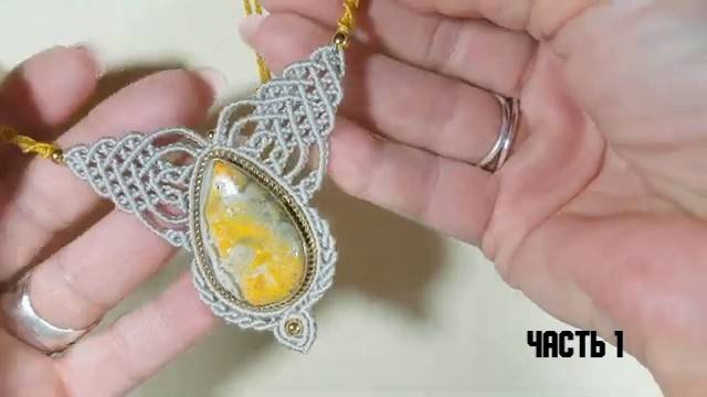 COMO HACER COLLAR DE MACRAME TUTORIAL PARTE 1 DE 2