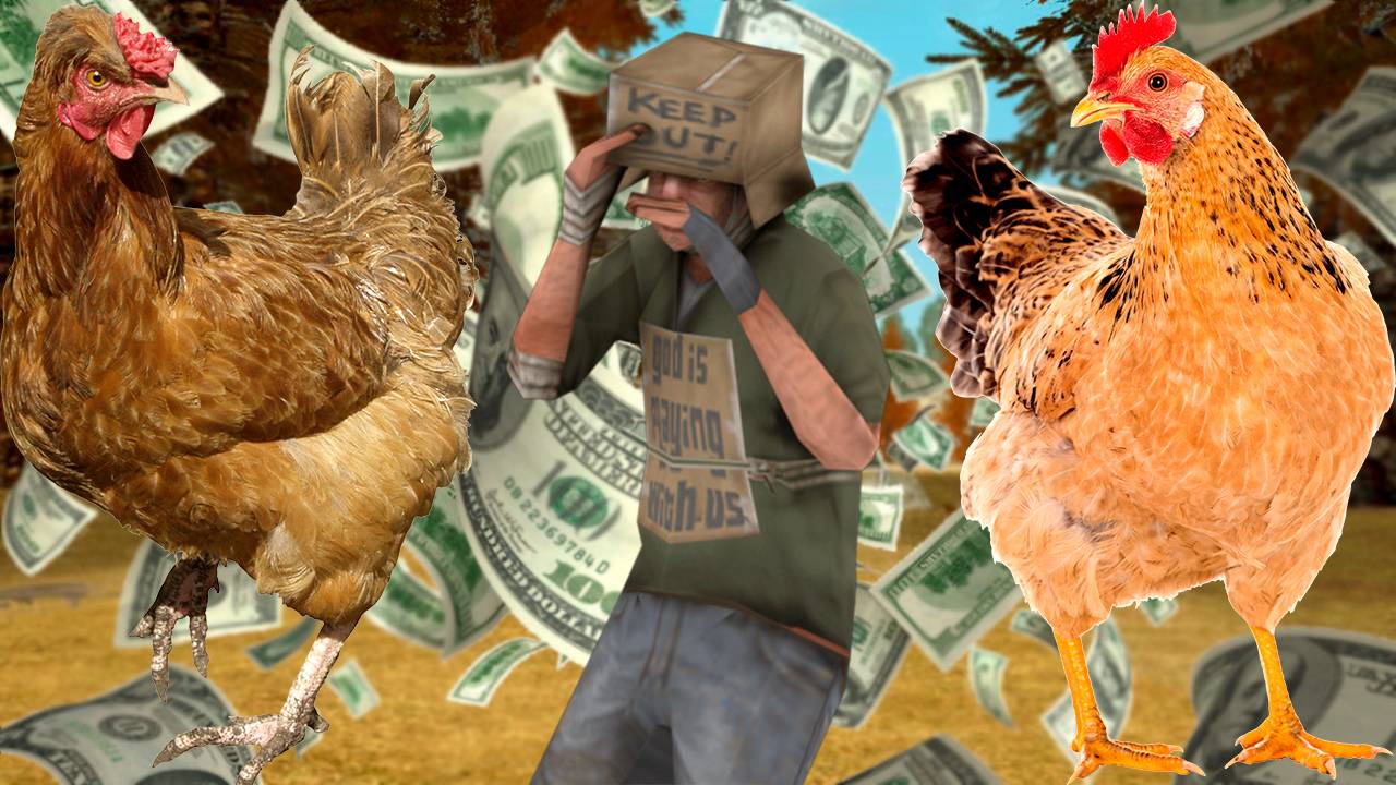 Куриный концерт у Мэрии