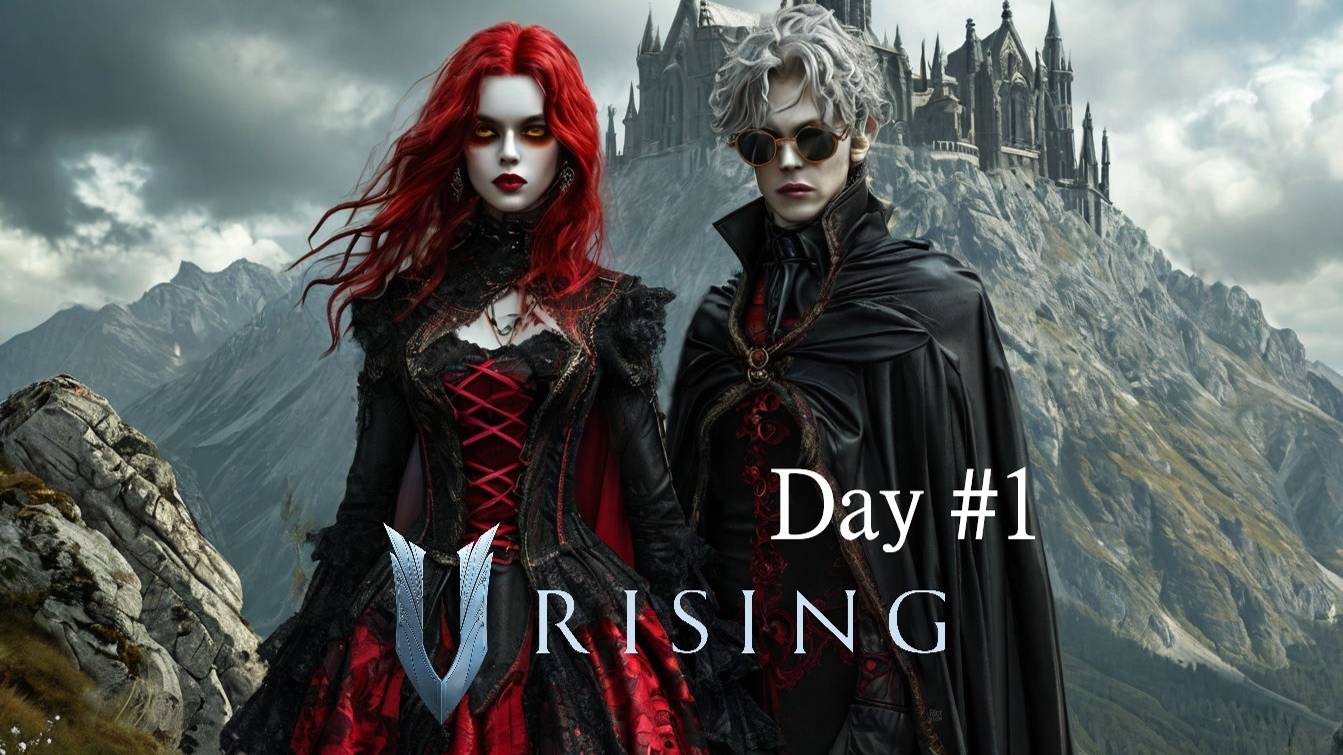 V Rising на двоих Day1 прохождение