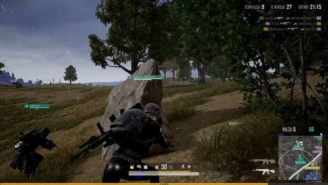 PUBG BATTLEGROUNDS # 92. По просьбам трудящихся . Запись повтора Топ 1 .