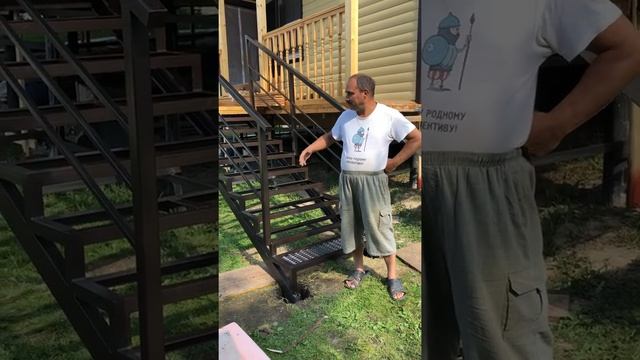 Лестница для крыльца. Отзыв клиента