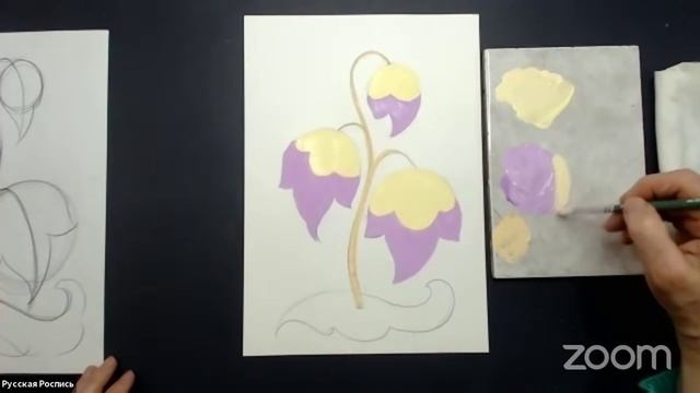 Роспись по мотивам Палеха