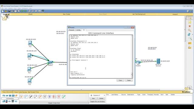 Урок 9 Cisco Packet Tracer. Настройка приоритетов у статических маршрутов