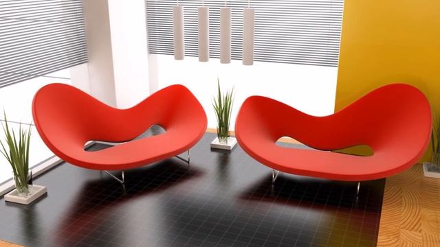 Красный цвет в дизайне интерьера