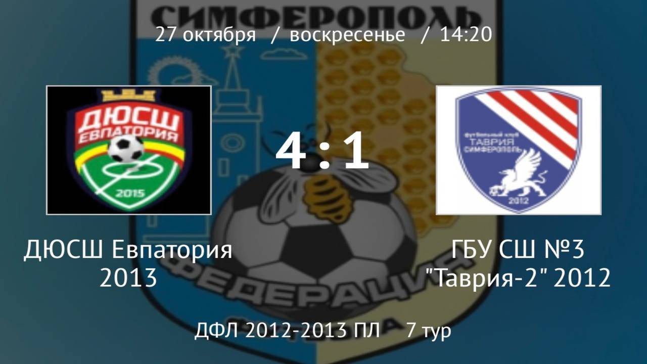ДЮСШ Евпатория 2013 vs Таврия 2 2012