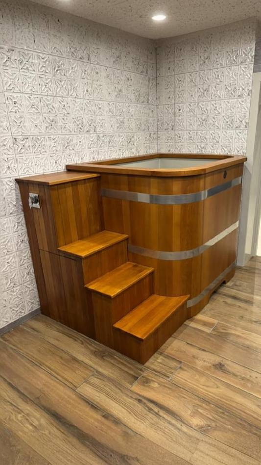 Двухслойная купель из термобука