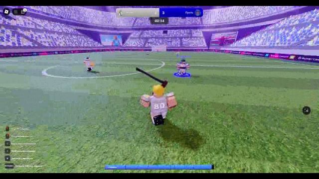 играю в футбольную лигу в Roblox 4 часть
