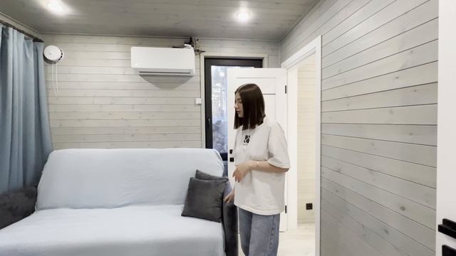 Модульный дом в стилистике Хайтек 45м2 с двумя спальнями! База отдыха "В Караганде" Тюмень