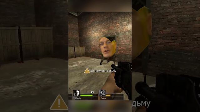 Закрыли ведьму в убежище 😂 #left4dead2 #left4dead2funnymoments #left4dead2memes