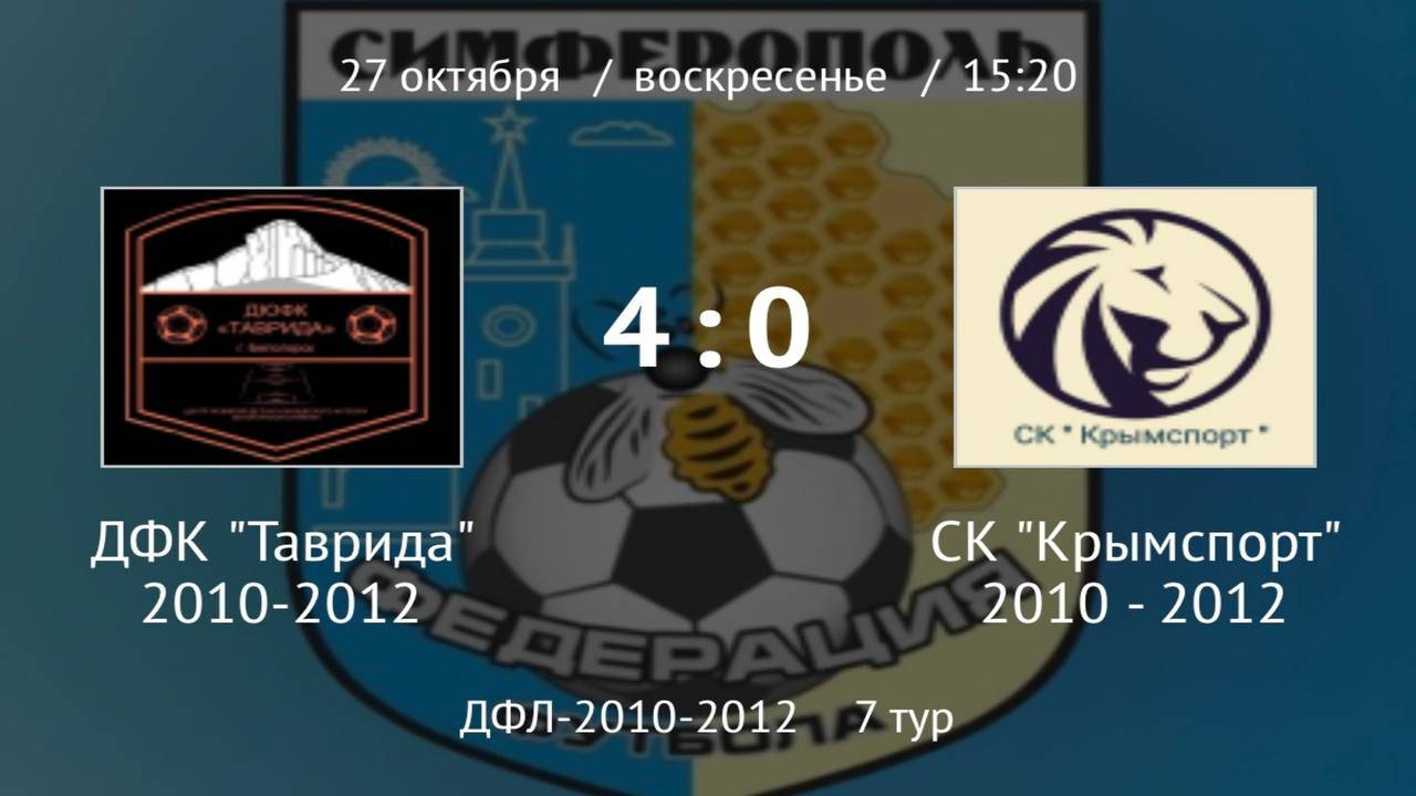 ДФК Таврида vs СК Крымспорт