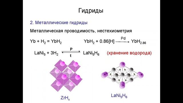 Гудилин Е. А. - Неорганическая химия I - 12. Водород