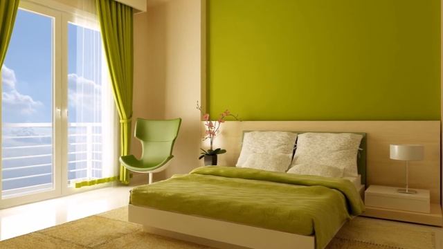 Зеленый цвет в дизайне интерьера