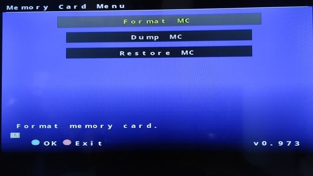 Запись FMCB на карту памяти PS2