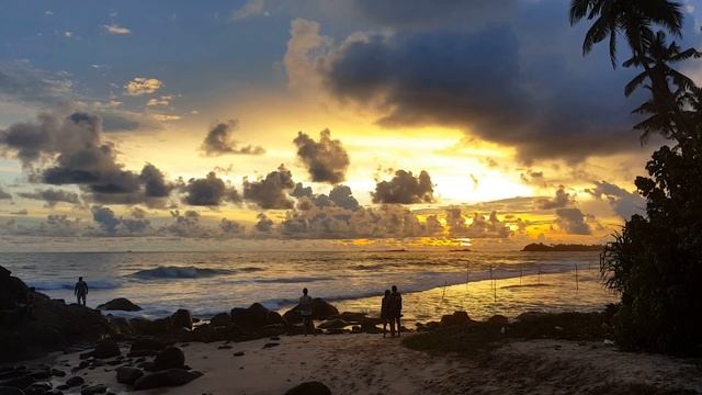 закат солнца Шри-Ланка