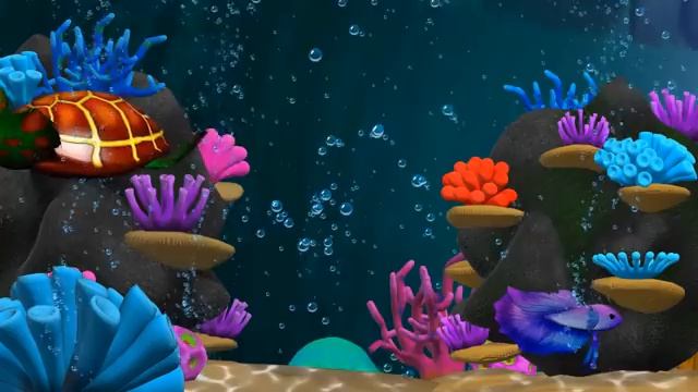 Колыбельная перед сном и успокаивающая анимация с рыбками 🐟 #сезонконтентаRU