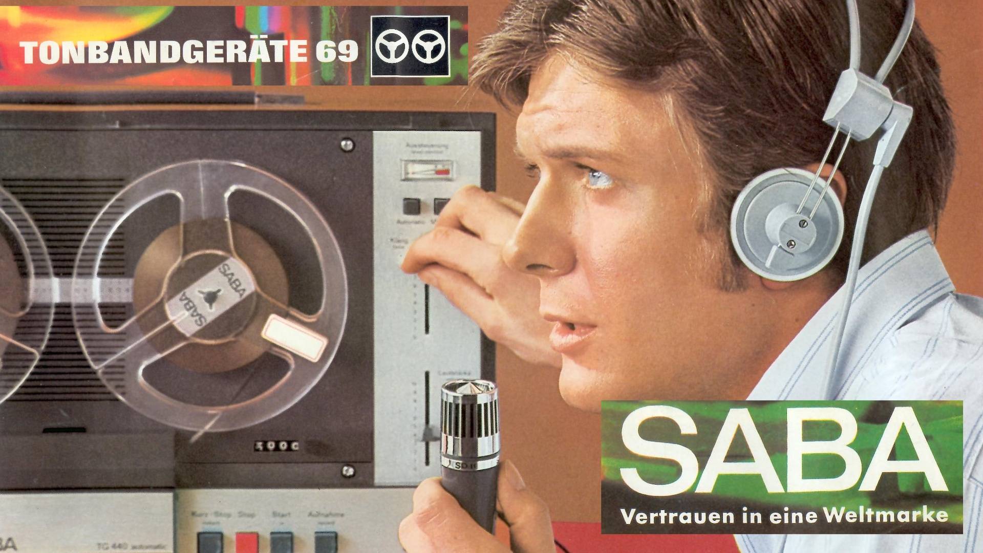 Магнитофоны SABA в каталоге 1969 года