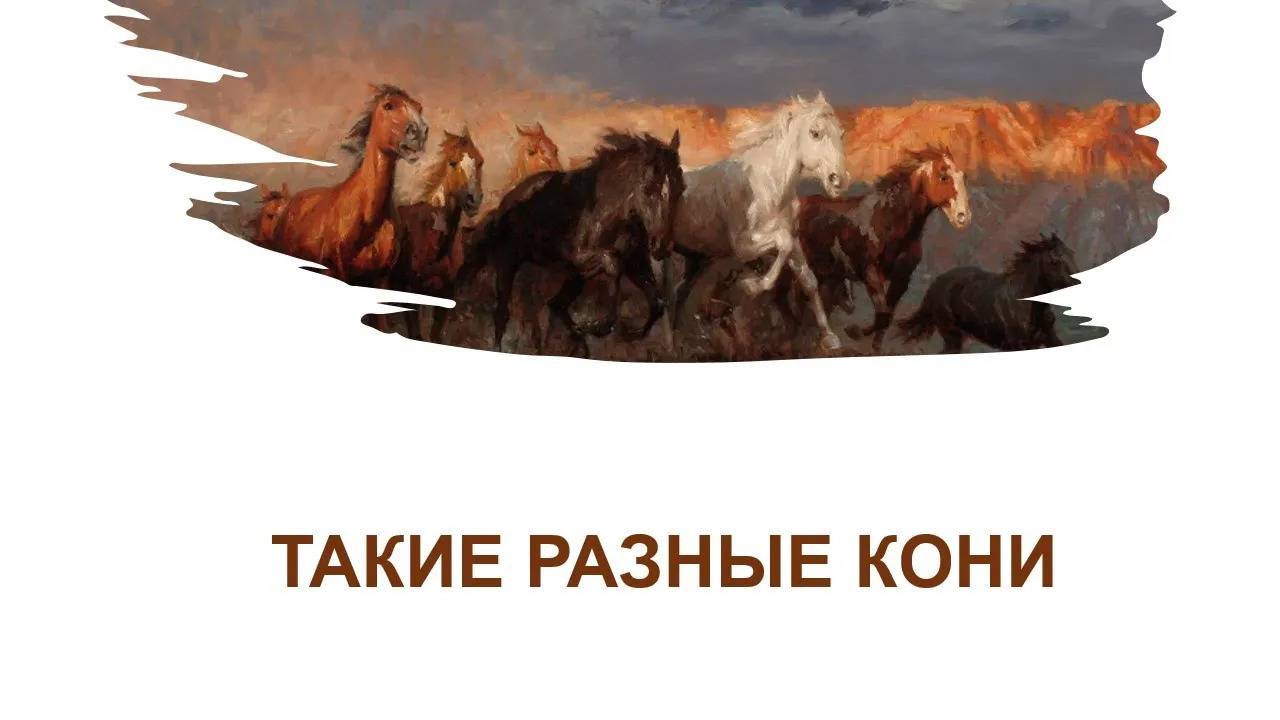 Такие разные кони