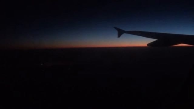 От Заката до Рассвета. Звук двигателей самолета. Реальный полёт.