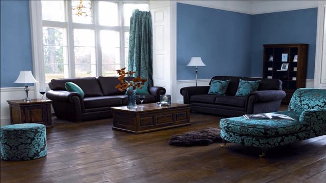 Синий цвет в дизайне интерьера