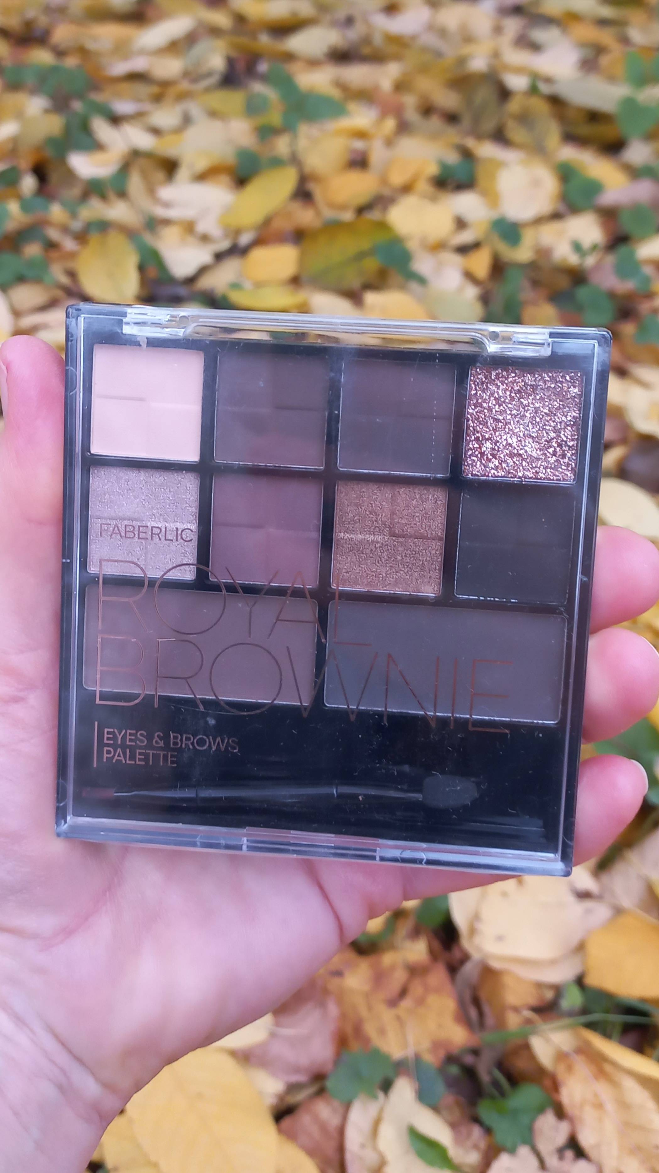 Палетка теней для век и бровей Royal Brownie