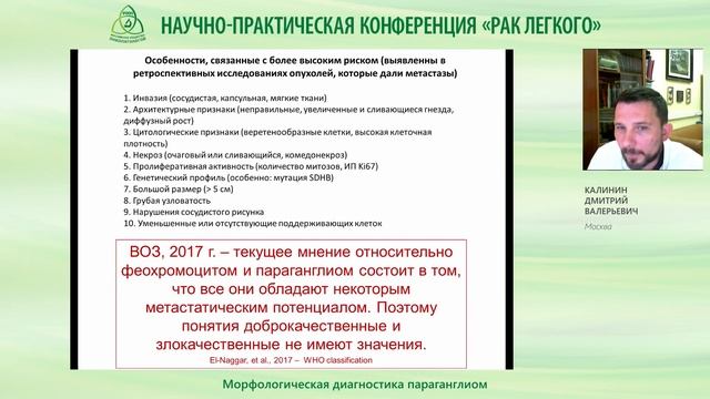 Морфологическая диагностика параганглиом
