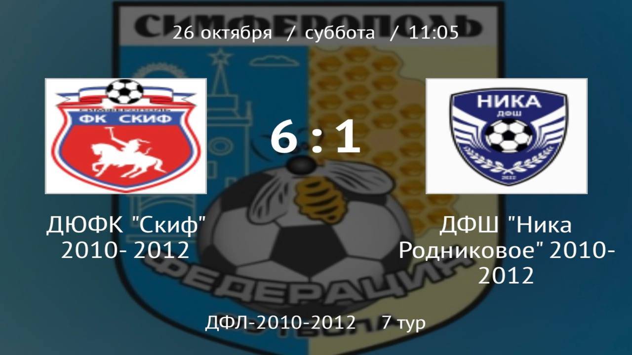 ДЮФК Скиф vs ДШФ Ника