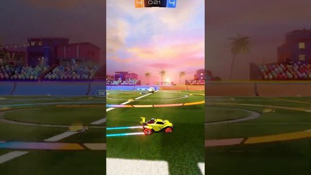 В Последний Момент Эпично Отбил Мяч В Rocket League