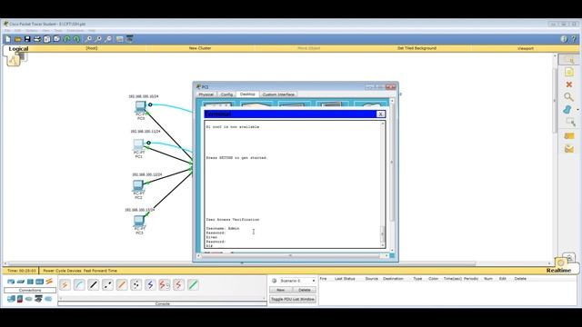 Урок 5 Cisco Packet Tracer. Настройка протокола SSH для доступа на сетевое устройство