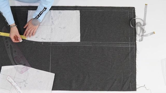 Курс по пошиву юбки |Урок № 8 |Крой юбки на ткани - часть 1.