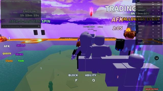 Играю в blade ball