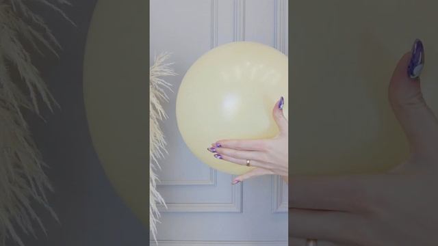 Шар макарунс светло-персиковый #shorts