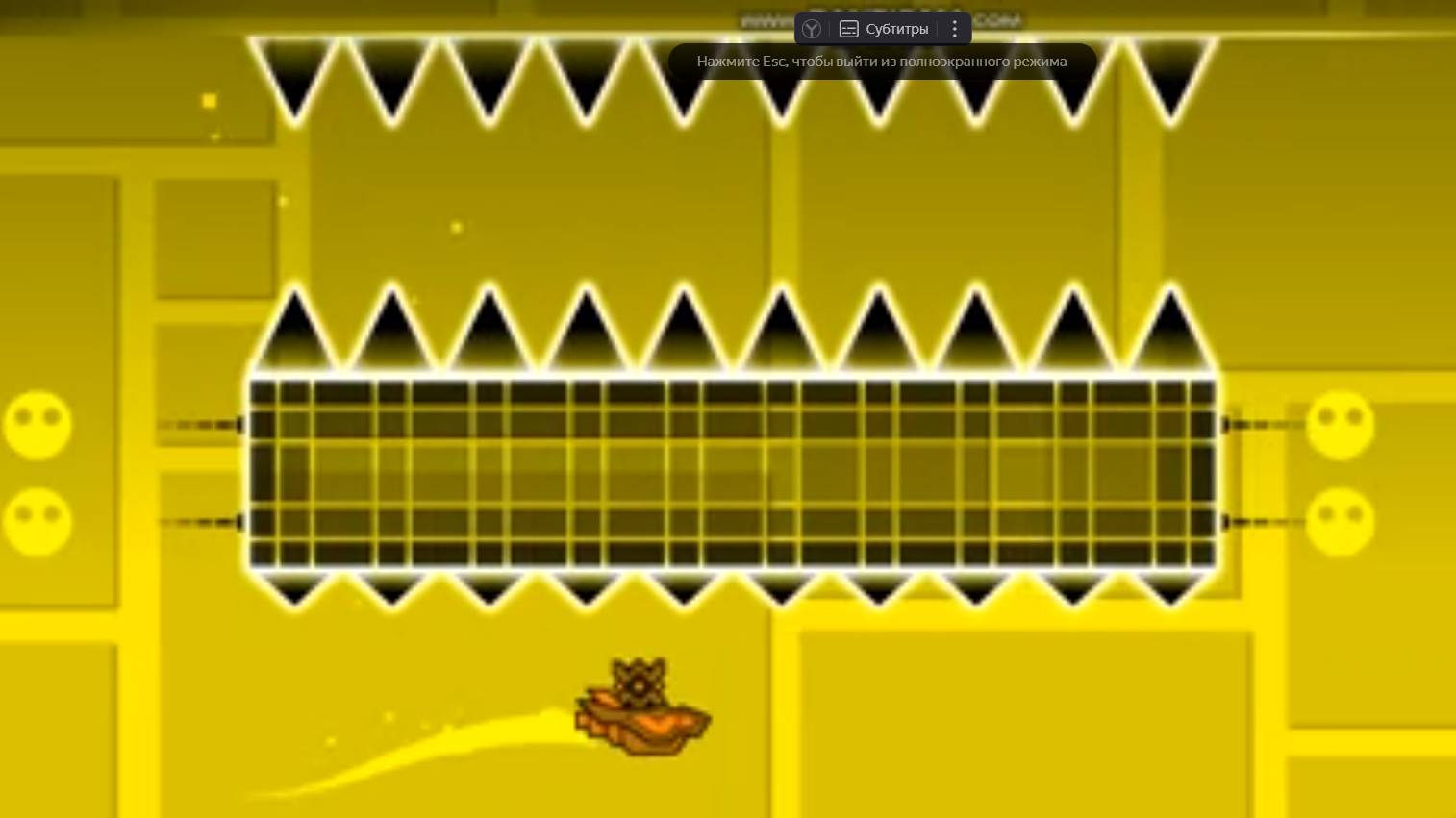 Eyes Level (это название уровня) прохождение в Geometry Dash