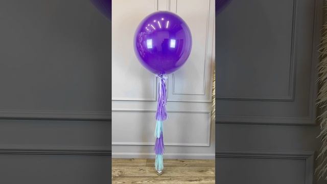 Стеклянный шар с тасселом  #shorts