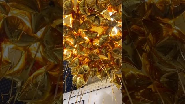 Золотые звезды с вашим логотипом  #shorts