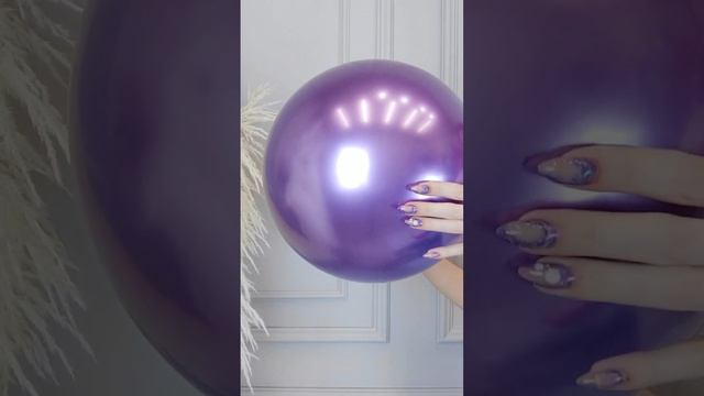 Шар хром  фиолетовый  #shorts