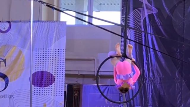 Воздушная гимнастика. Кольцо. Москва 26 марта 2023г. 1 место