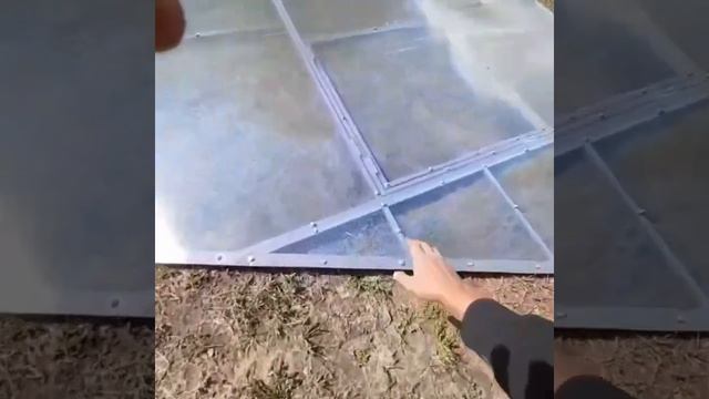 Сборка торцов теплицы домиком 3х6