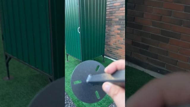 Летний душ от Статуса крепления ног