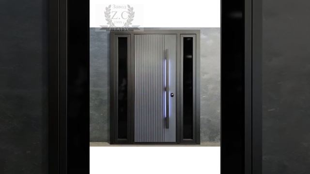 Сборка фото парадных дверей