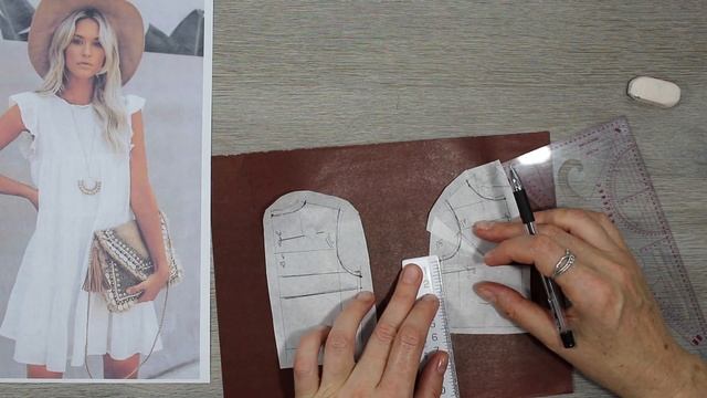 Летнее платье. Урок 3. Моделирование лифа. # Метод Любакс.