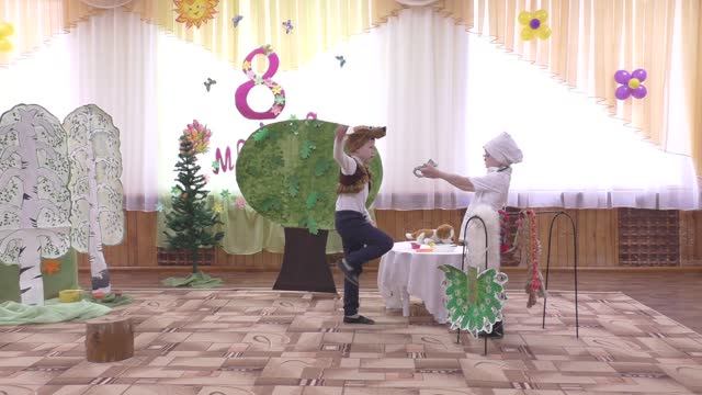 Хвосты театральная миниатюра, дошкольники