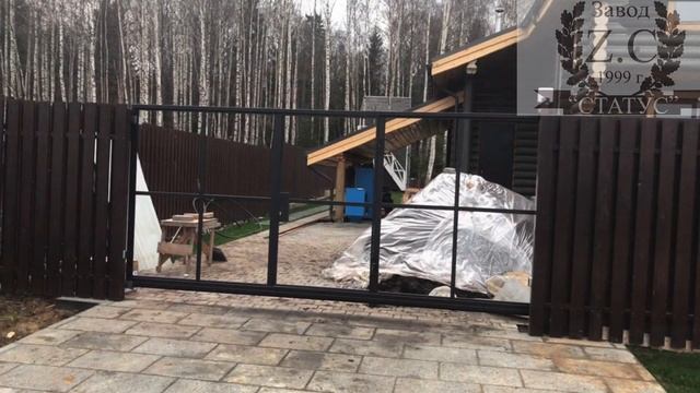 Ворота со встроенной калиткой