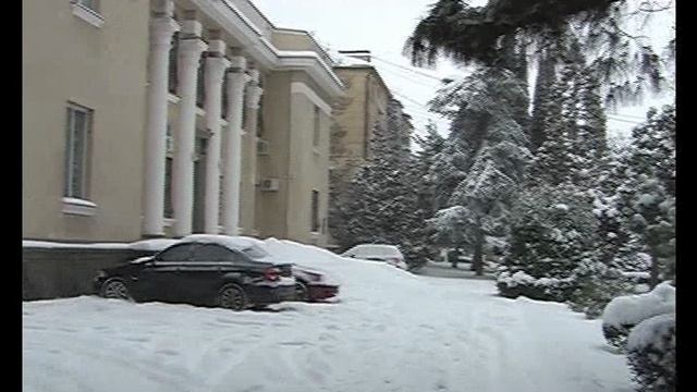 снег в алуште