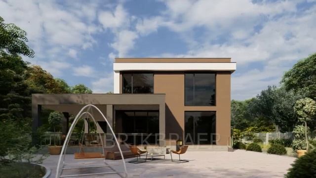 Проект двухэтажного дома площадью 320 м2