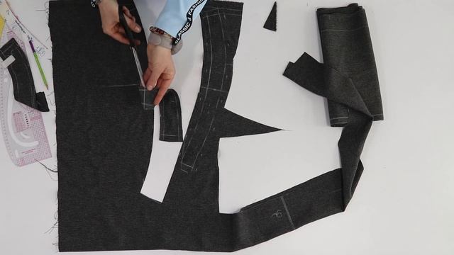 Курс по пошиву юбки | Урок № 9 | Крой на ткани - часть 2.