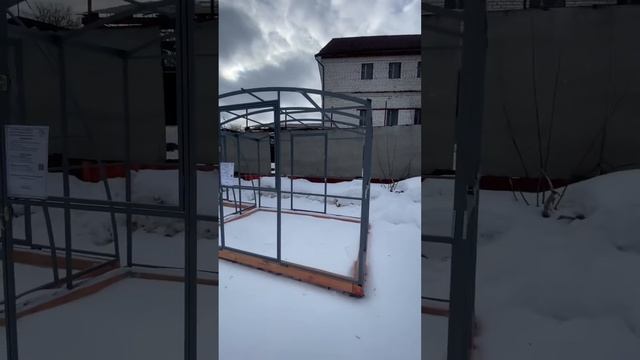 Теплицы прямостенная от завода Статус