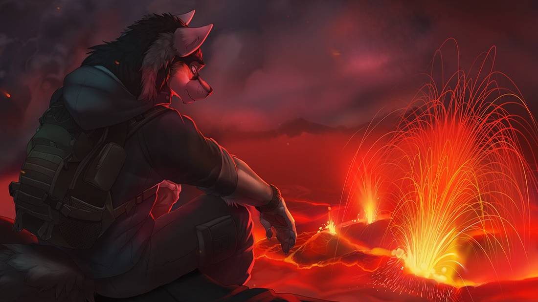 Stalker Online  Волки у вулкана ).